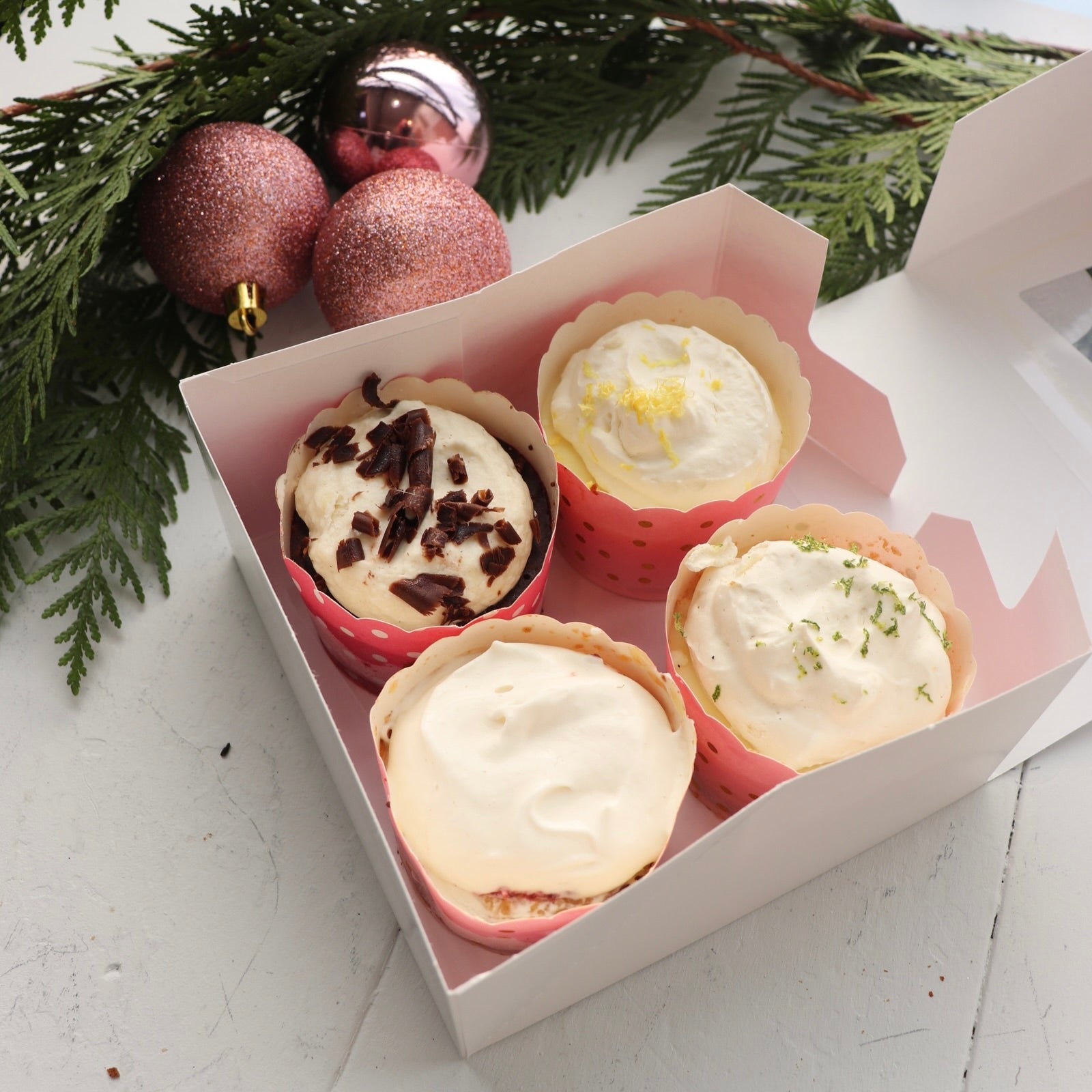 ️ Mini Icebox Pie Christmas Sampler – Box of Four 🎄 🥧 – Gabi & Jules