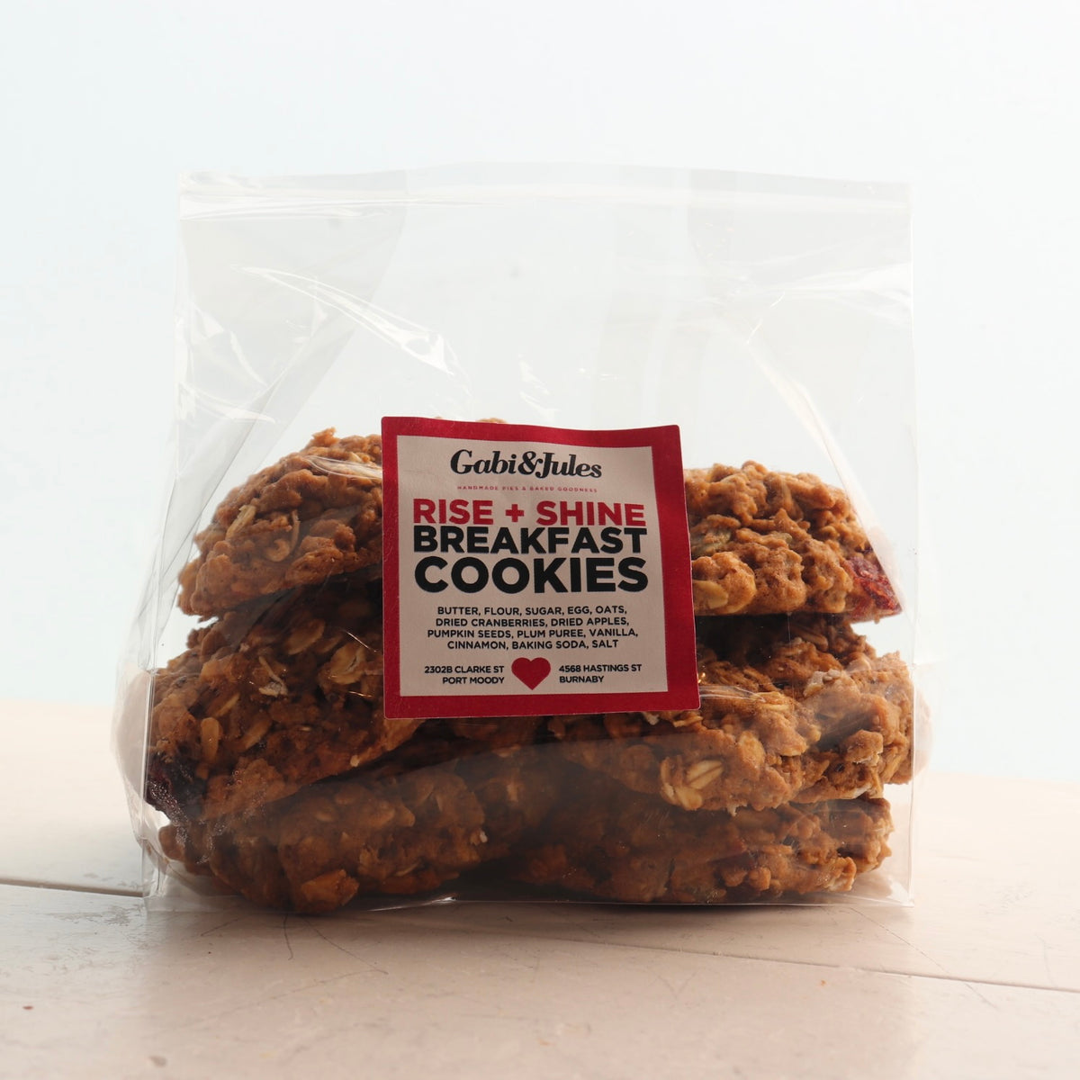 Rise & Shine Cookies - bag of 6 – Gabi & Jules